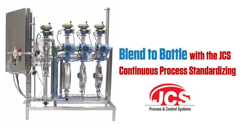 A continuous standardizing in-line blending solution for the spirits industry